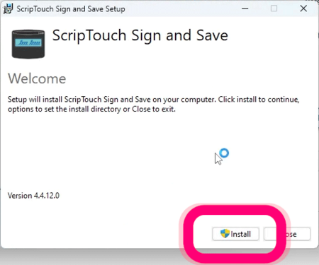 ScripTouch Sign and Save installation - Scriptel Wiki