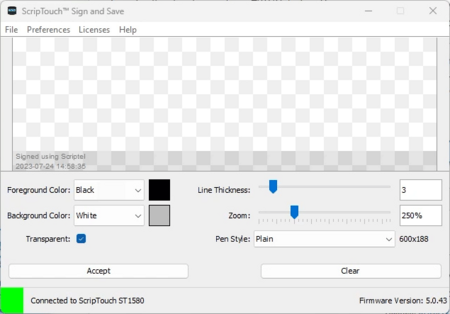 ScripTouch Sign and Save installation - Scriptel Wiki
